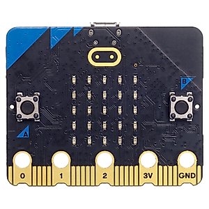 Multicomp Pro BBC Micro:bit Starter Kit with V2.2 Micro:bit Board, User Guide, Protective Case, Battery Holder with On/Off Switch, USB Cable and 2 x AAA Batteries