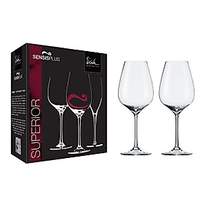 Eisch Superior Petite Syrah Sensis Plus Lead-Free Crystal Wine Glass, Set of 2, 21-Ounce