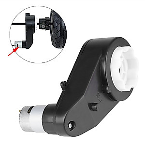 Motor Gear Box Electric Motor Gear Box, 20000/ 30000RPM Toy Electric Motor Gear Box or Electric Motor Gearbox Drive Engine Ride for Suitable for Remote Control Cars and Motorcycles, ATV, Child Vehicle