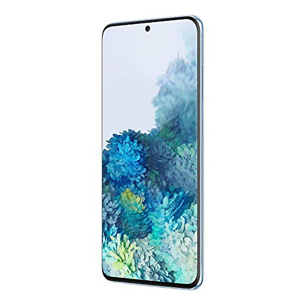 Straight Talk Samsung Galaxy S20 5G Cloud Blue 128Gb SM-G981ULBAXAA Sim Card Kit Plus an Installed LK Screen Protector and A Samsung Wireless Charging Pad Bundle