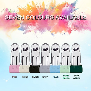 Clothes Pins for Hanging Clothes, Stainless Steel Clothes Pins for Laundry Clips, Multipurpose Clothes Pins, Clothes Pins Heavy Duty Outdoor, Bag Clips for Socks, Towels, Snacks, Photo (30, Beige)