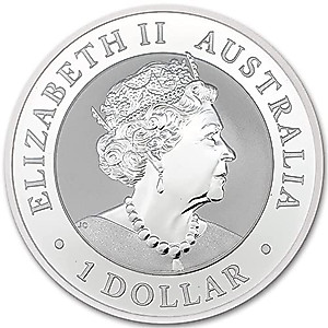 1990 P 1 oz Silver Kookaburra Brilliant Uncirculated with Certificate of Authenticity $1 Seller BU