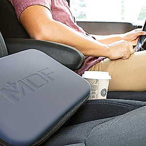 MDF Stethoscope Hard Case for Classic Cardiology, MD One® and Acoustica® Stethoscopes, Reflex Hammers, Sphygmomanometers, Penlights - Mesh Pocket for Doctor & Nurse Accessories - Large (MDFSCL12)