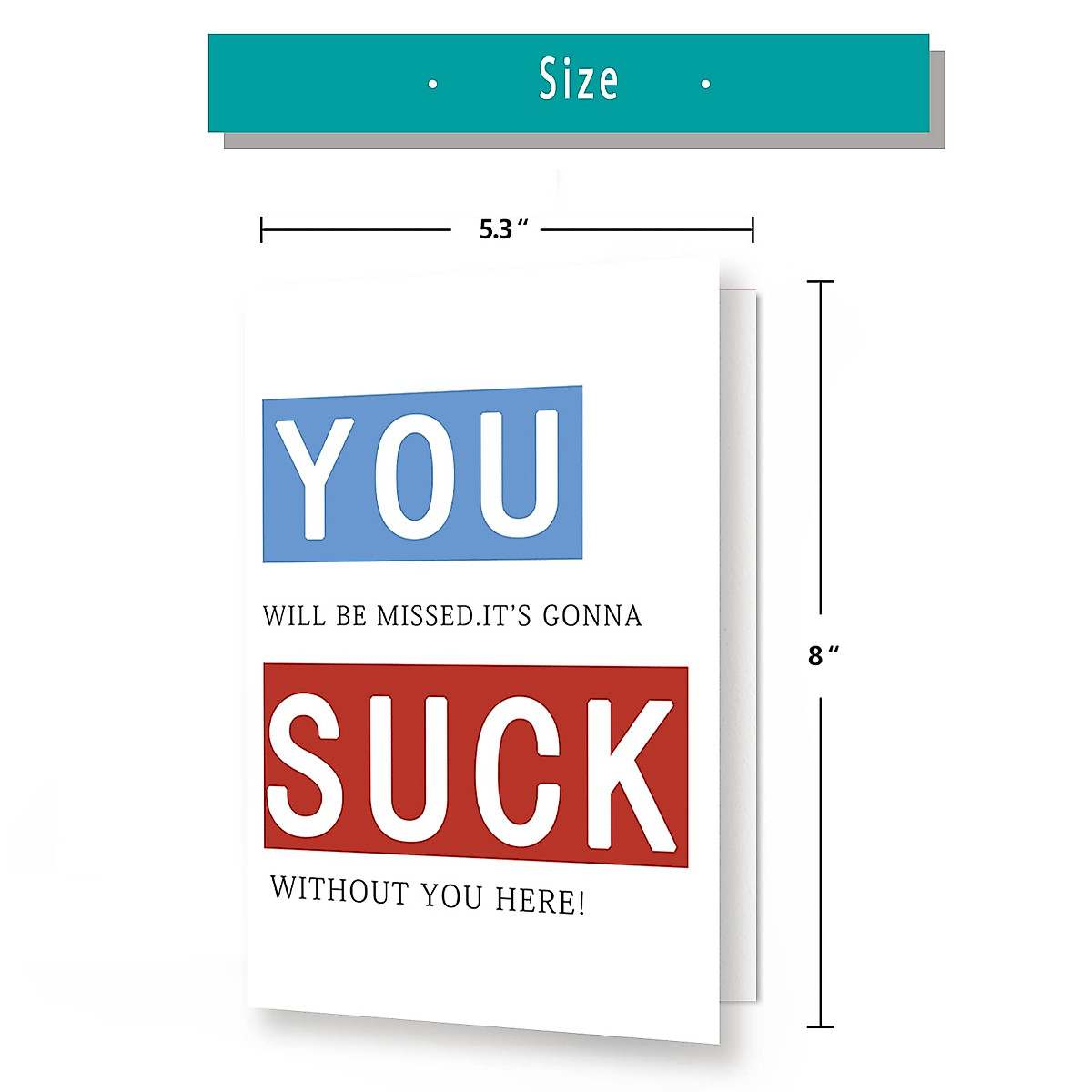 BENNLOOS Sarcasm Leaving Definition Card for Work Bestie Friend, Rude Farewell Gifts for Coworkers, Naughty Going Away Gifts for Women Men, Funny Goodbye Cards for Him Her