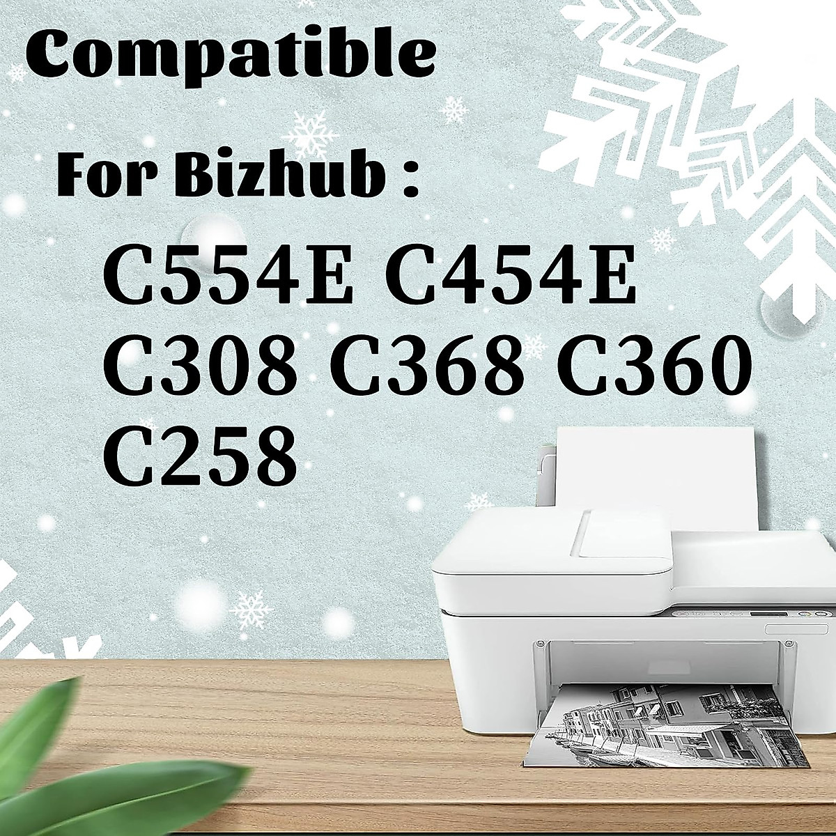 Compatible Replacement for Konica Minolta TN512 Toner Cartridge, High Yield for Bizhub C554E C454E C308 C368 C360 C258 Printer 4 Color-4 Pack