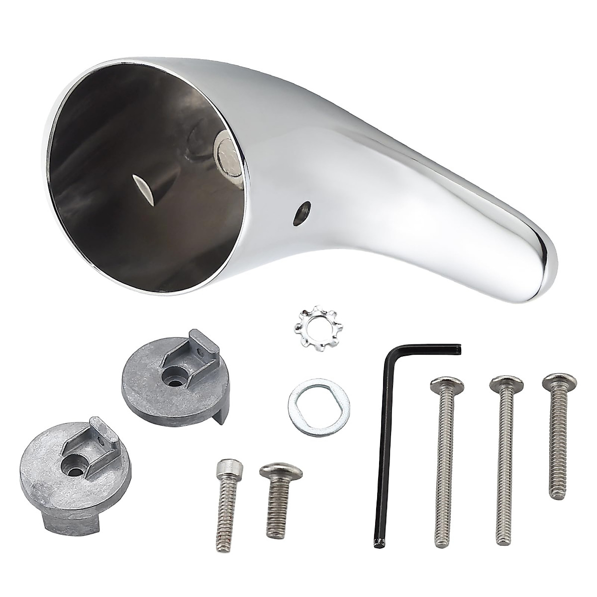 Shower Knob Replacement(100657) for Moen Lever Shower Handle, Compatible with Moen PosiTemp Valve Systems, Brushed Nickel