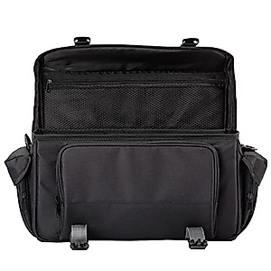 Ultimaxx Large Water Resistant Gadget Bag with Dual Buckles & Pockets for Sony,Nikon, Canon, Olympus, Pentax, Panasonic, Samsung & Many More SLR Cameras & Camcorders