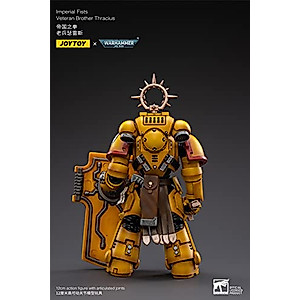 HiPlay JoyToy × Warhammer 40K Officially Licensed 1/18 Scale Science-Fiction Action Figures Full Set Series -Imperial Fists Veteran Brother Thracius