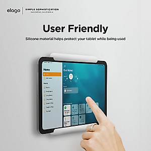 elago Home Hub Mount [White] - [iPad Wall Mount][Homekit Mount][Easy Installation][Scratch-Free][Cable Management Included] - for Mini, Air, Pro