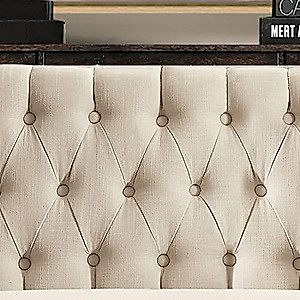 Rosevera Hermosa para Sala Love Seats Furniture Sofa in a Box Long Couches for Living Room Settee Loveseat, Standard, Linen Beige