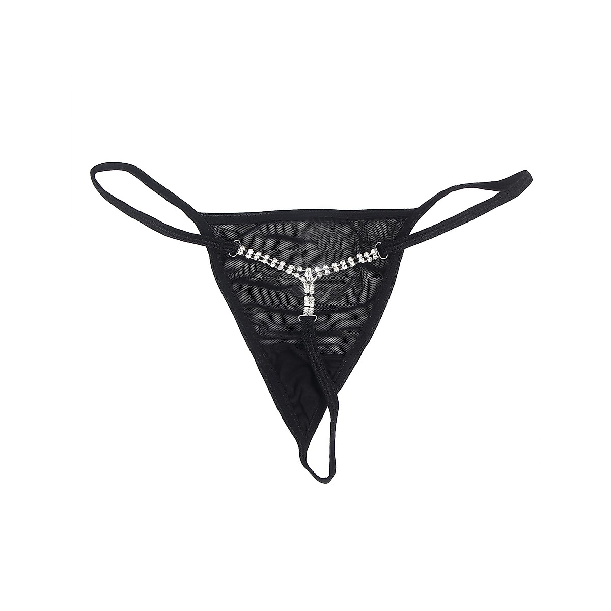 ohyeah G String Thongs for Women Black Plus Size Lace Thong Underwear Lace Cheeky Panties T-back Tangas Micro Thong 2 Pack