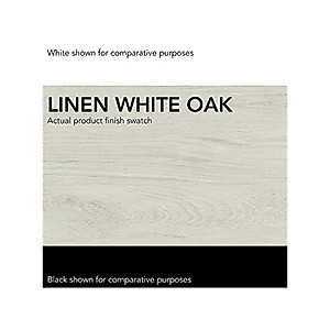 Bush Furniture Yorktown Tall 5 Shelf Bookcase, White Oak