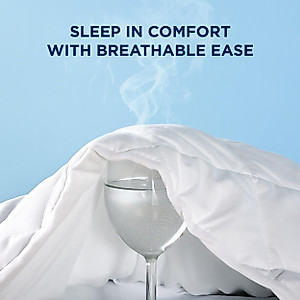 Bedsure King Mattress Protector, Quilted Waterproof Mattress Pad with Deep Pocket up to 22 Inches, Soft Breathable Noiseless Bed Cover, Topper Bed King White for Home, Bedroom, Hotel - White