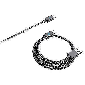 BGNTBUK Fast Charging Cords for Android Cable Game Charging Light Controller with Indicator Controller AOLION Cable&Charger Cord Extension 6ft