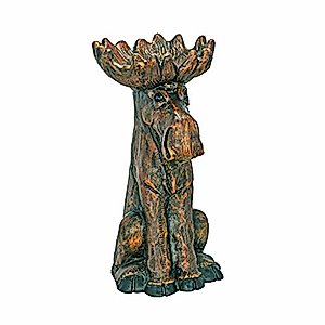 Design Toscano EU1380 Cabin Fever Moose Garden Statue, full color