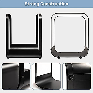 HOMSTOR 18 Inch Firewood Rack Indoor/Outdoor Log Holder