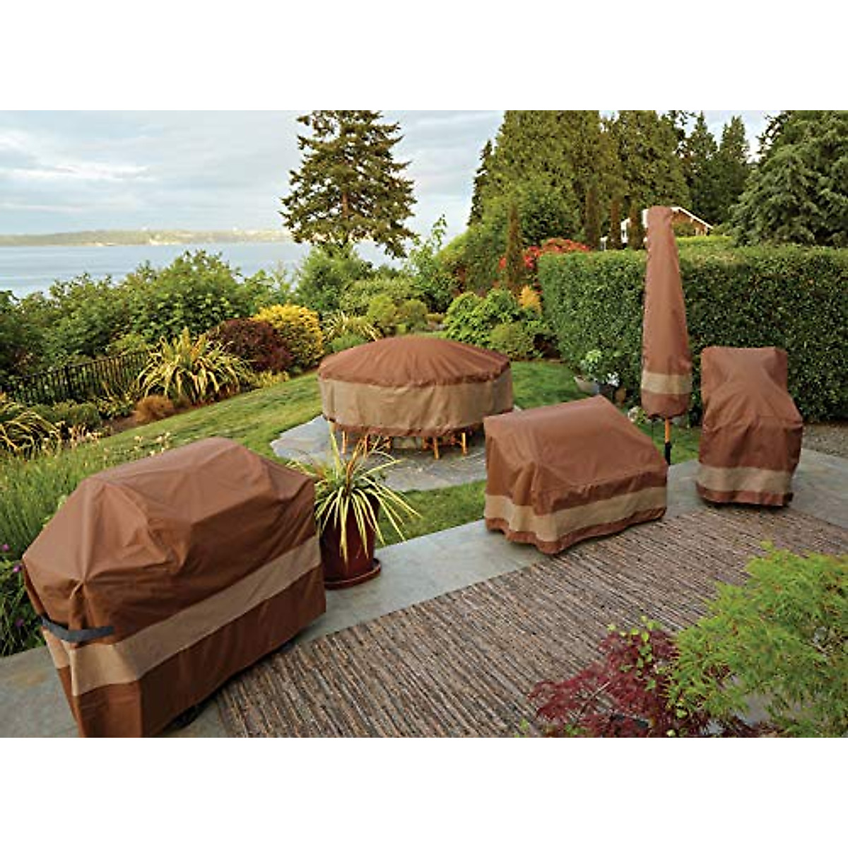 Duck Covers Ultimate Waterproof 87 Inch Patio Loveseat Cover, Patio Furniture Covers