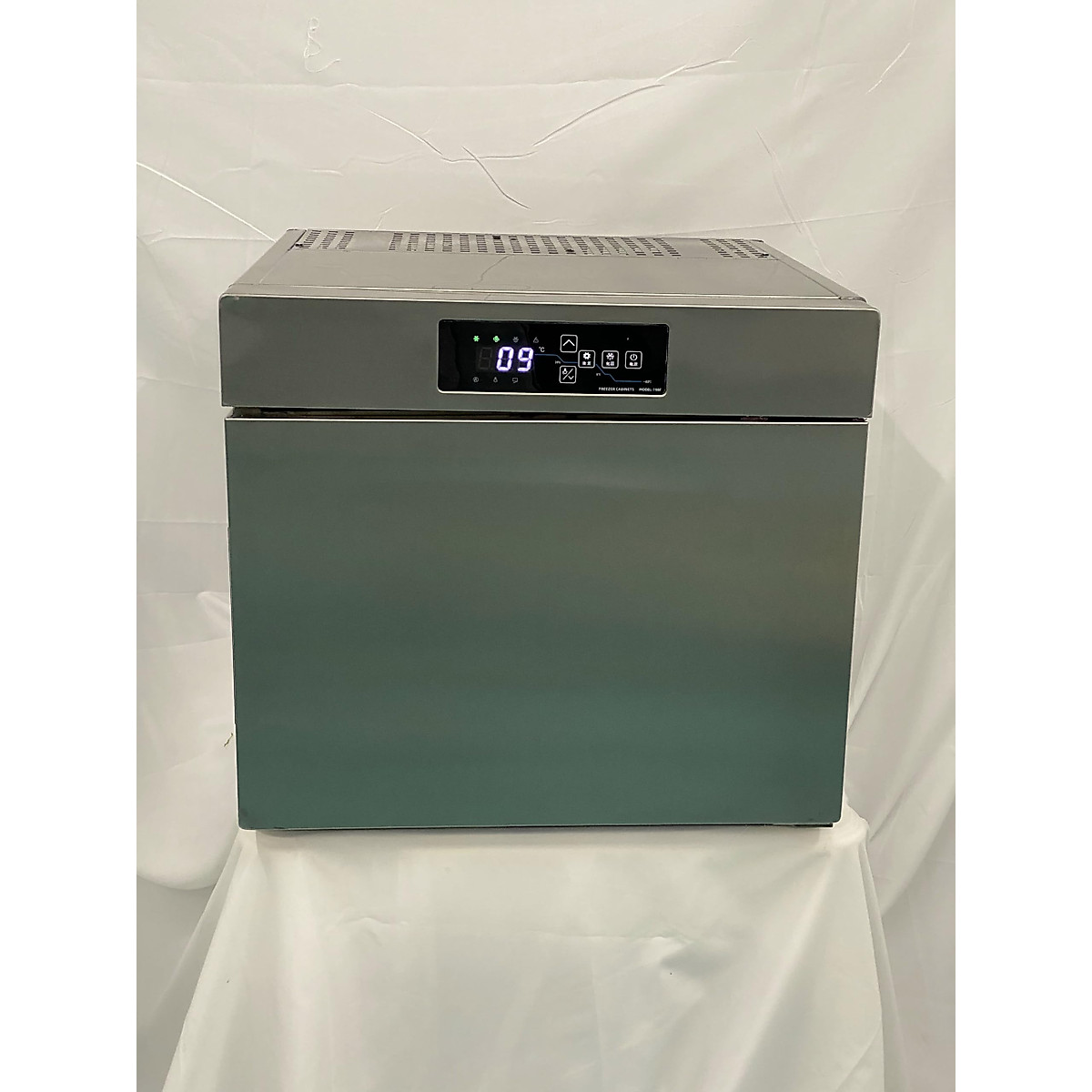 Commercial 1.13 Cu.ft Fast Instant Blast Freezer, Portable Refrigerator Quick Freezing Machine with Led Digital Panel, 290W Air Cooling Chest Freezer for Ice Cream, Frozen Food