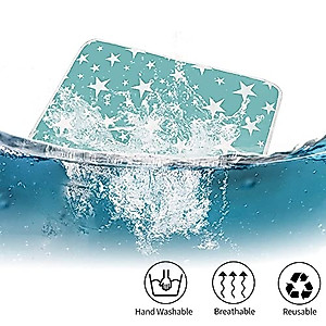 CNTOPKITER 4 Pack Guinea Pig Fleece Cage Liners, Super Absorbent, Reusable, Washable Guinea Pig Pee Pads Bedding for Hamsters Rabbits Chinchilla Gerbil Hedgehog Rat and Other Small Animal