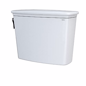TOTO Drake Transitional 1.28 GPF Toilet Tank with WASHLET+ Auto Flush Compatibility, Cotton White - ST786EA#01