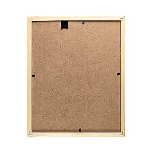 Wood Side Wooden Poster Picture Frame 16x20-100% Natural Eco Unfinished Solid Pine Wood with Thick Borders for Wall Mounting Photo Frame