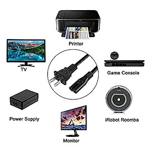 WIKOSS 5ft AC Power Cord Cable for Harman Kardon Omni 20 Streaming HD Stereo Speaker