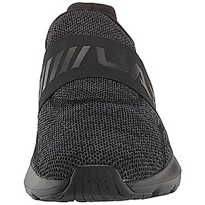 Under Armour Men's Surge 3 Slip On Running Shoe, (002) Black/Black/Black, 12