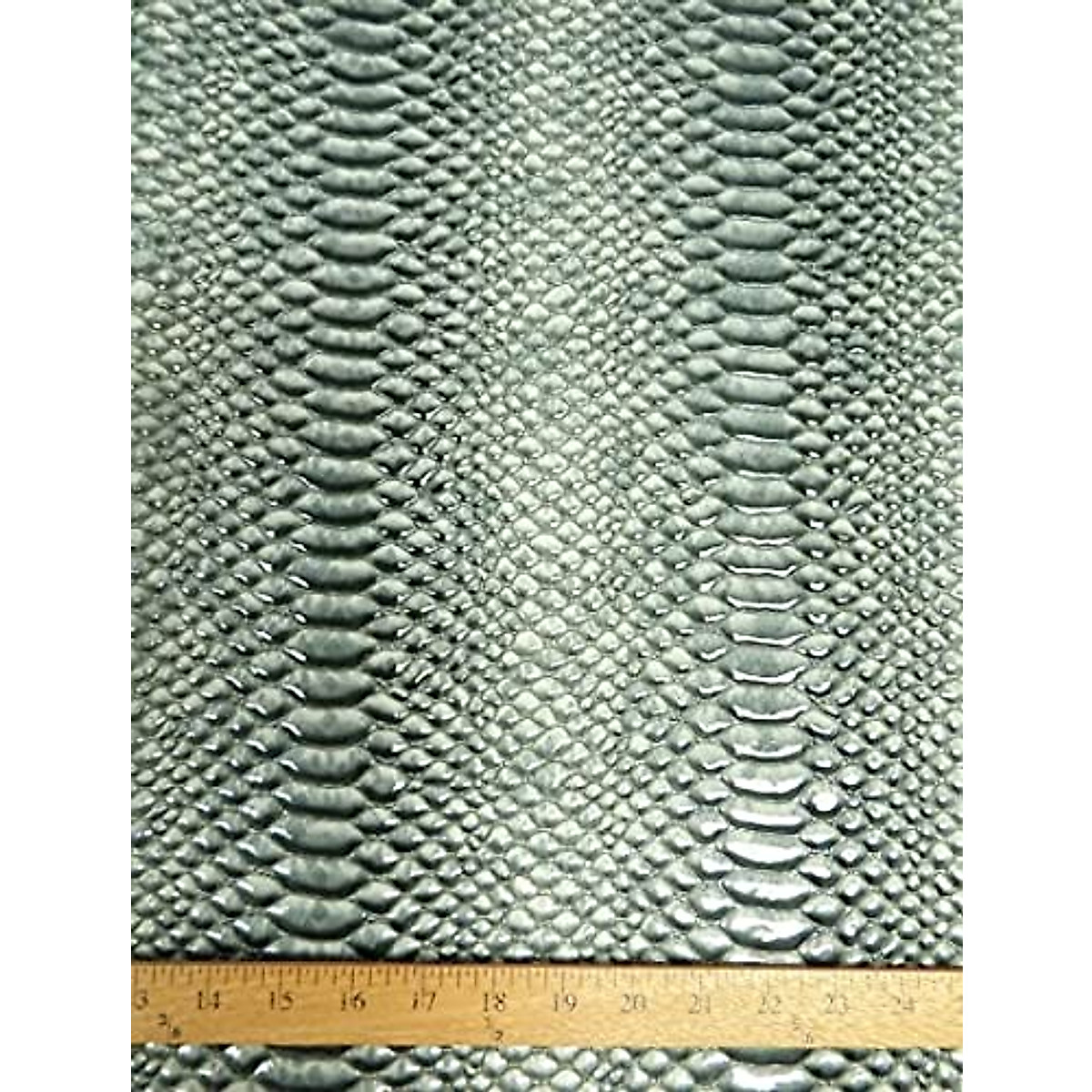 DuroLast™ Shiny 3D Serpent Snake Embossed Vinyl Fabric Sold by The Yard DIY Upholstery Accessories Apparel (Blood Red)