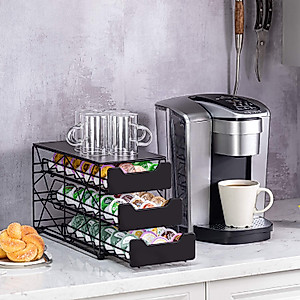 Rice rat k Cup Holders for Counter Small for Keurig k-Cup Holder for mr Coffee for Tea (105 pods-5 Tiers)