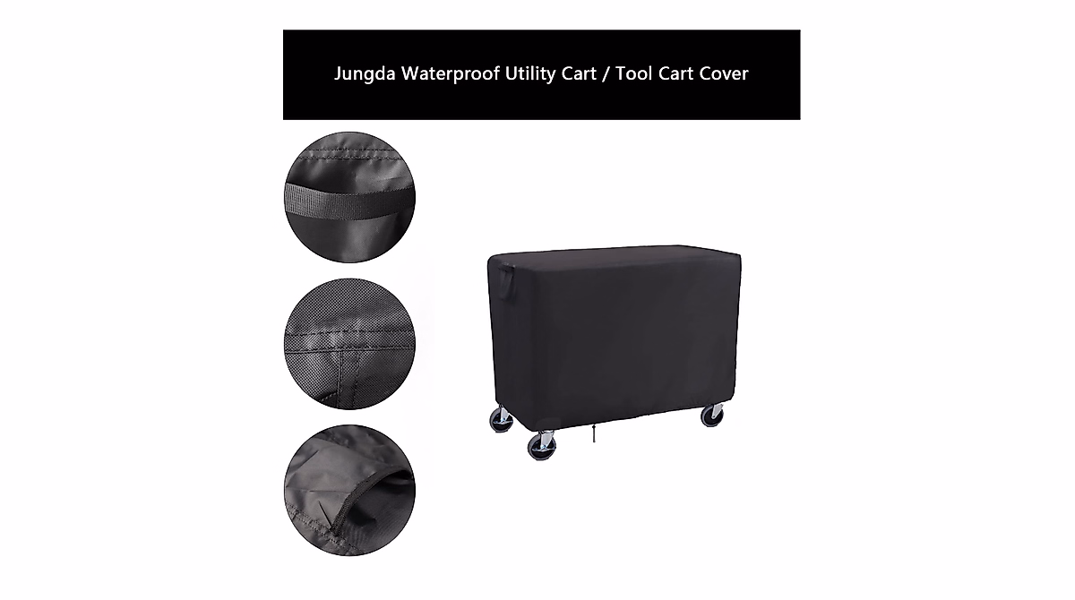 Jungda Rolling Tool Cart Cover 46 Inch,Waterproof Utility Cart Cover ...
