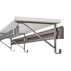 Arrange A Space Shelf Double Hang Closet System, 60 in, White