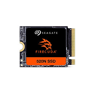 Seagate FireCuda 520N SSD 2TB SSD - M.2 2230-S2, PCIe Gen4 ×4 NVMe 1.4, speeds up to 5000MB/s, Compatible with Steam Deck, Microsoft® Surface, Laptop, with Rescue Services (ZP2048GV3A002)