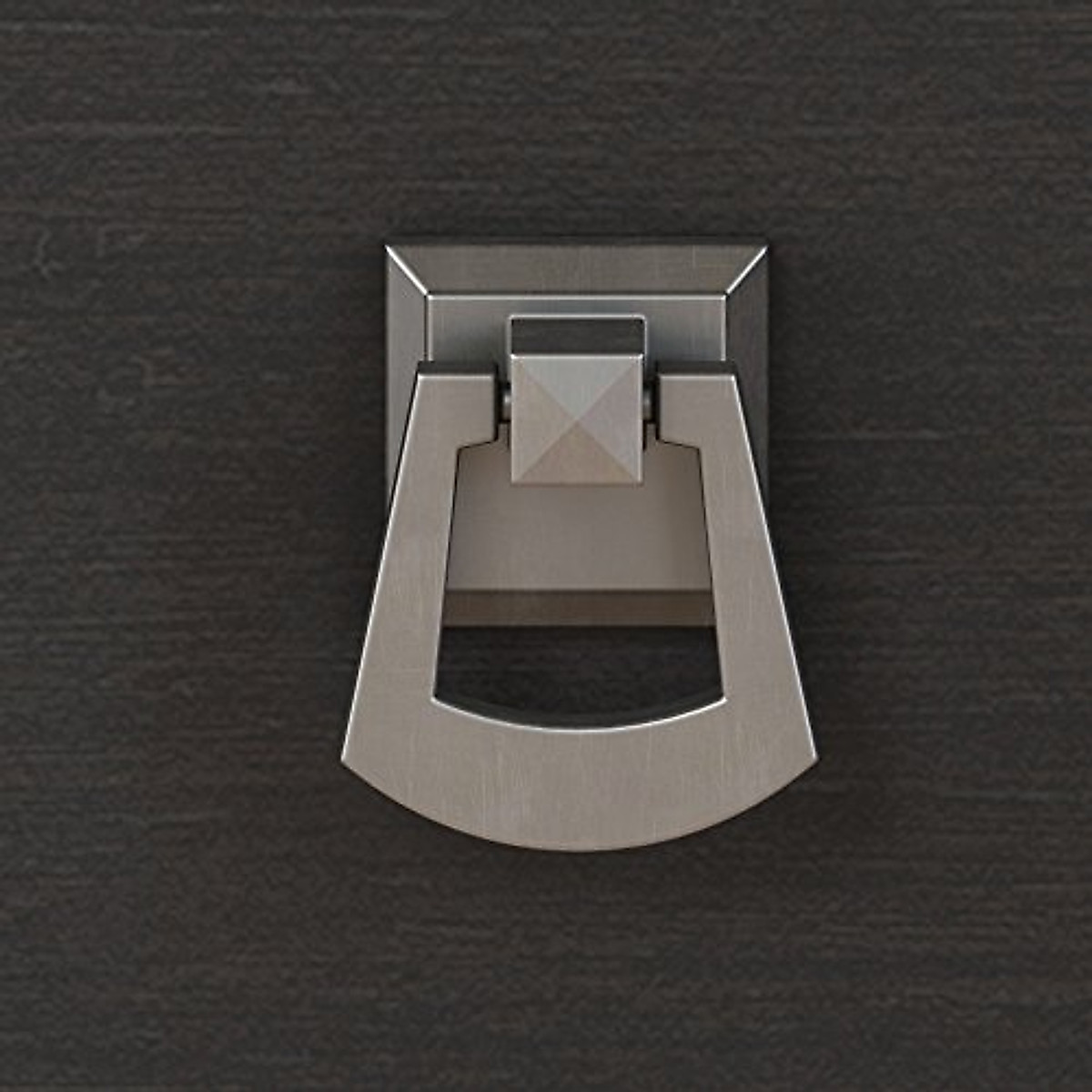 Bush Furniture Salinas Computer Hutch | Study Table with Drawers, Cabinets & Pullout Keyboard/Laptop Tray & Salinas 5 Shelf Bookcase, Tall Bookshelf for Living Room and Home Office