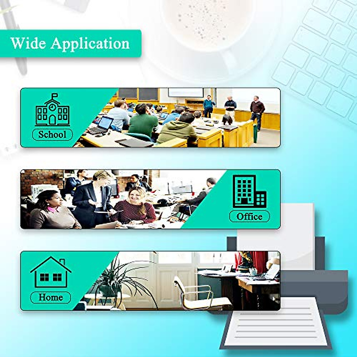 HIINK Remanufactured Ink Cartridge Replacement for Epson 220 Ink High Yield use with Epson XP-320 XP-420 XP-424 WF-2630 WF-2650 WF-2660 WF-2750 WF-2760(Black Cyan Magenta Yellow, 4 Pack)