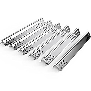 Grill Part Kit for Charbroil Performance 6 Burner Grills 463238218 463244819 463276517 463276617, Replacement for Char-broil 2/4/5 Burner Grills, Heat Plates, Burners, Crossover Tube, Ignition