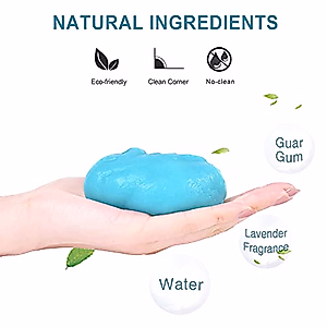 Cleaning Gel for Car Detailing Putty Car Vent Cleaner Goo Cleaning Putty Gel Auto Detailing Tools Car Interior Cleaner Dust Cleaning Mud for Cars Dust Cleaner Slime Keyboard Cleaner Gel (1Pack)