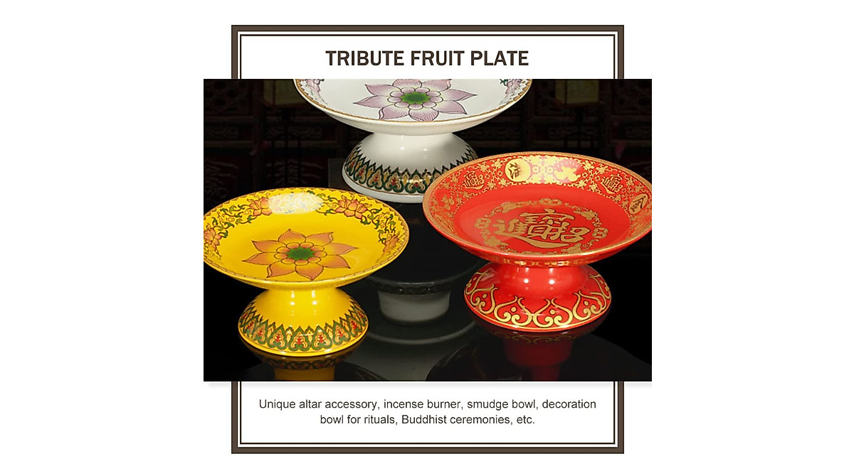 VOSAREA Buddhist Offering Plate – Elegant Multi-Use Tray