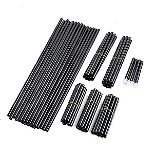 SoSo-BanTian1989 Black 10 Tiers Metal Tube Frame Shoe Rack with Dustproof Cover, 27 Pairs Shoes Cabinet Closet Storage Organizer Tower Shelf