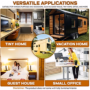 Portable Wooden House - Mobile Tiny Home Cabin with Modern Design, Eco-Friendly Materials, Un-Furnished - Ideal for Off-Grid Living, Vacation Homes, and Guest Houses