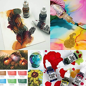 Jacquard Pinata 2-Pack Bundle - Jacquard Pinata Overtones Exciter Pack & Jacquard Pinata Color Exciter Pack, Pixiss Alcohol Ink Blending Tools
