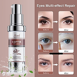 ATIDIE Caffeine Eye Cream: Anti-Wrinkle, Dark Circle & Puffiness Reducer, All Skin Types, 50ml