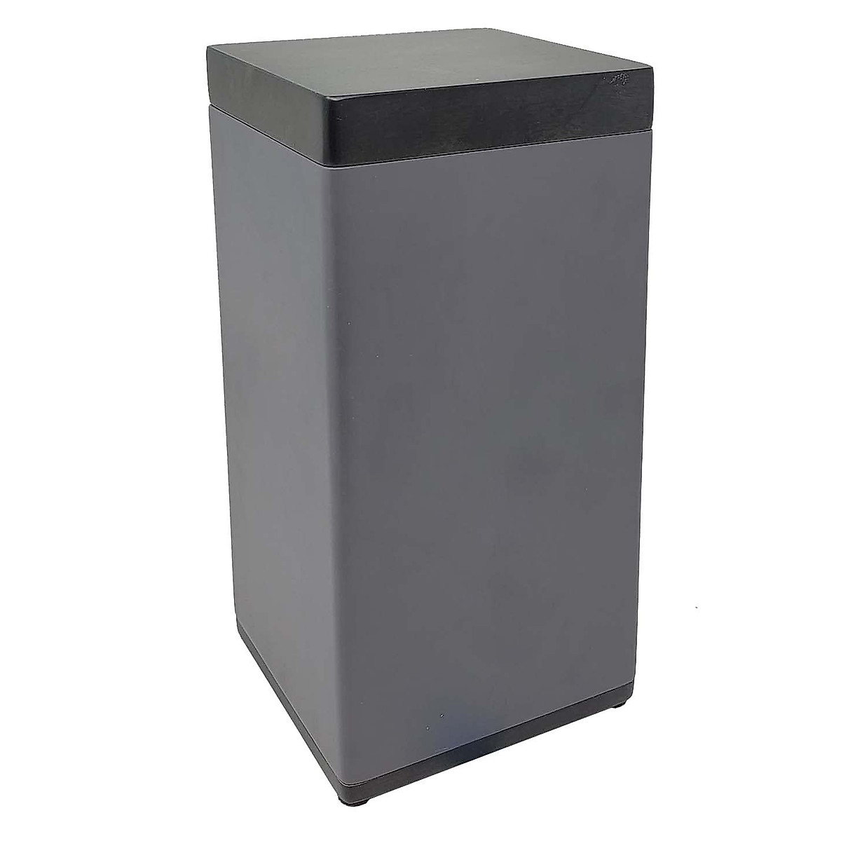 Modern Slate Gray Solid Wood Cremation Urn Made of Solid Wood - Haven Wooden Cremation Urn Large (Haven Slate Gray Cremation Unr)
