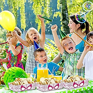 Hbavfihnbg 30 Pack Spider Gril Birthday Party Supplies,Spider Gril Food Tray Spider Party Favors Paper Food Serving Tray Ghost Spider Gril Paper Trays