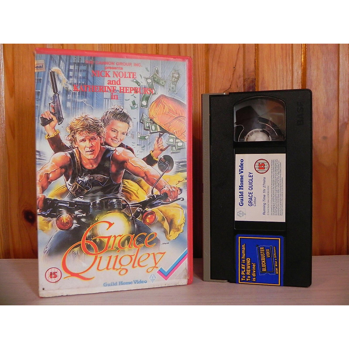 Grace Quigley - Nick Nolte - Hepburn - Hitman Comedy - Guild Ex-Rental - Pal VHS