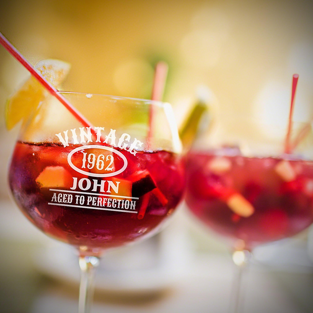 Personalized Balloon Gin Glass (Custom Product)