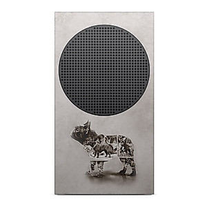 Head Case Designs Officially Licensed Klaudia Senator Vintage French Bulldog Vinyl Sticker Gaming Skin Case Cover Compatible with Xbox Series S Console