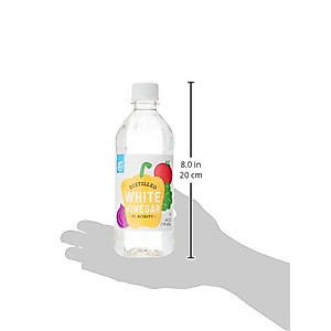 Amazon Brand - Happy Belly White Distilled Vinegar, Kosher, 16 Fl Oz (Packaging May Vary)