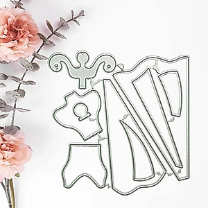 Dress Metal Die Cuts, Cutting Dies for Card Making Clearance, Embossing Dies for Scrapbooking, DIY Album Paper Cards Decoration