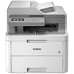 Brother MFC-L3710CWB All-in-One Digital LED Color Wireless Laser Printer for Home Office - Print Copy Scan Fax - 3.7" LCD Touchscreen, 19 ppm, 600 x 2400 dpi, 50-Sheet ADF - Tillsiy Printer Cable