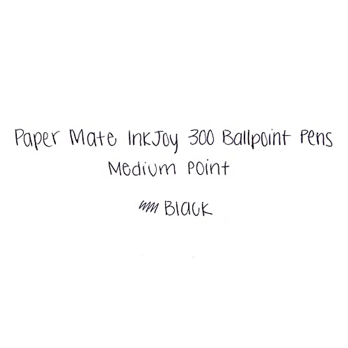 Paper Mate InkJoy 300RT Retractable Ballpoint Pens, Medium Point, Black, 12 Count